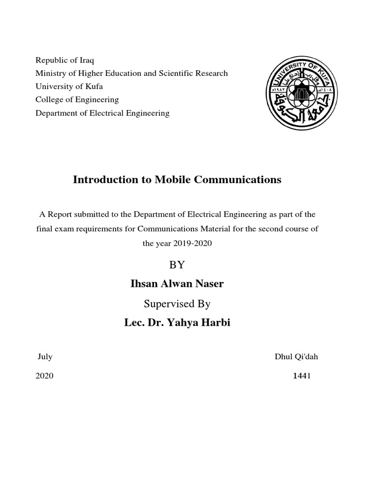 Introduction To Mobile Communications | PDF | Cellular Network | Duplex ...