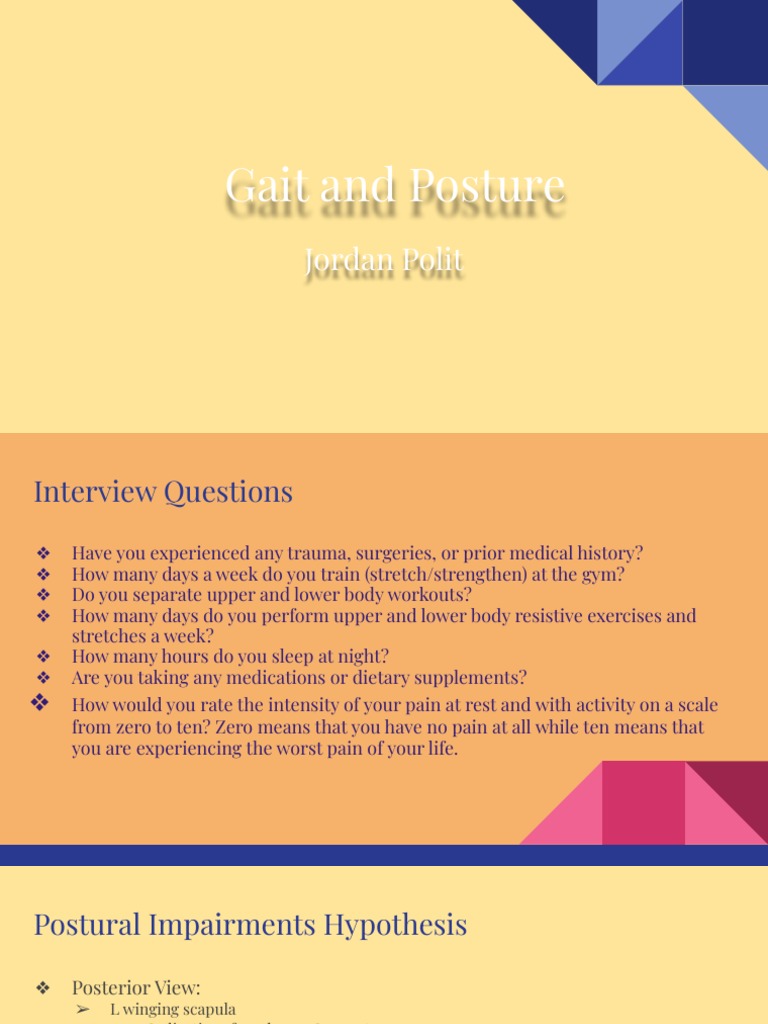 Gait and Posture | PDF | Anatomical Terms Of Motion | Human Leg