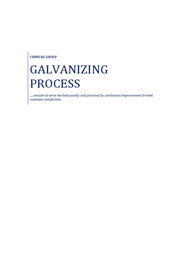 Galvanizing Services | PDF | Galvanization | Corrosion