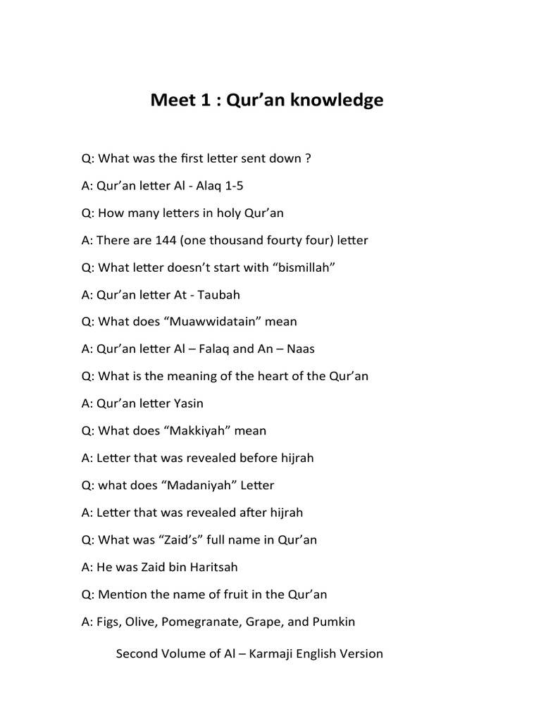 Hiwar Bahasa Arab-English (Al Karmaji) | PDF | Quran | Islam