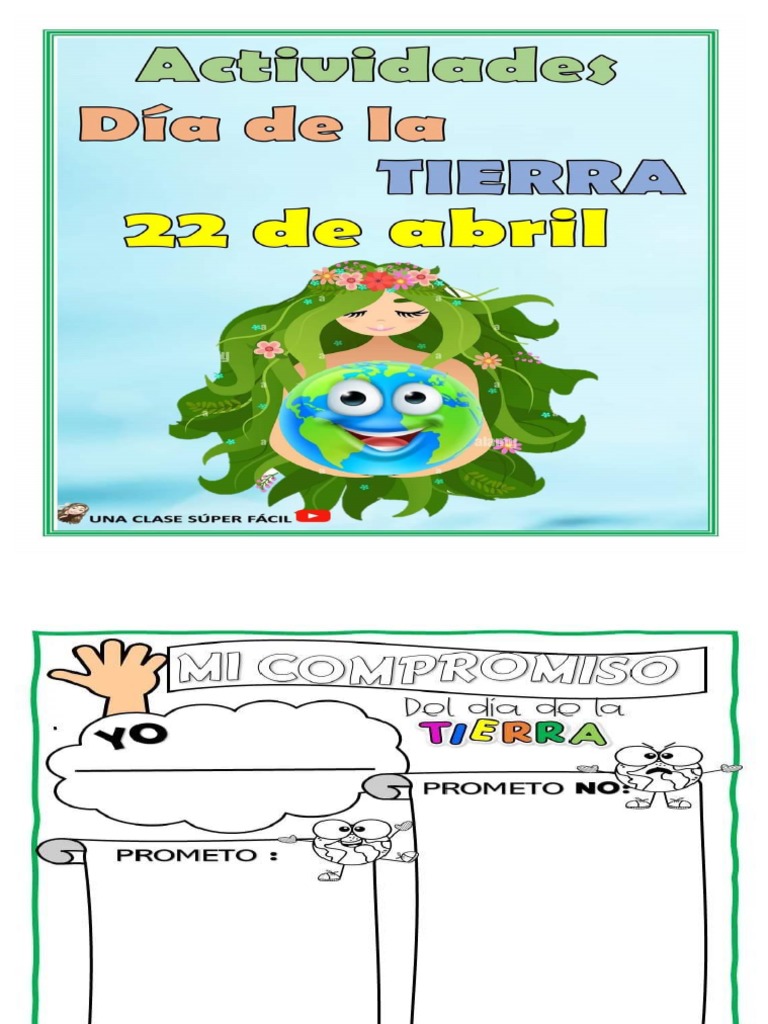 Actividad Dia de La Tierra | PDF