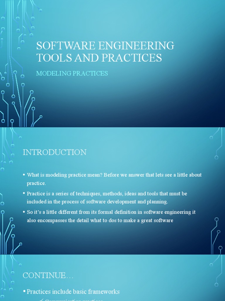 Software Engineering Tools and Practices | PDF | Conceptual Model ...