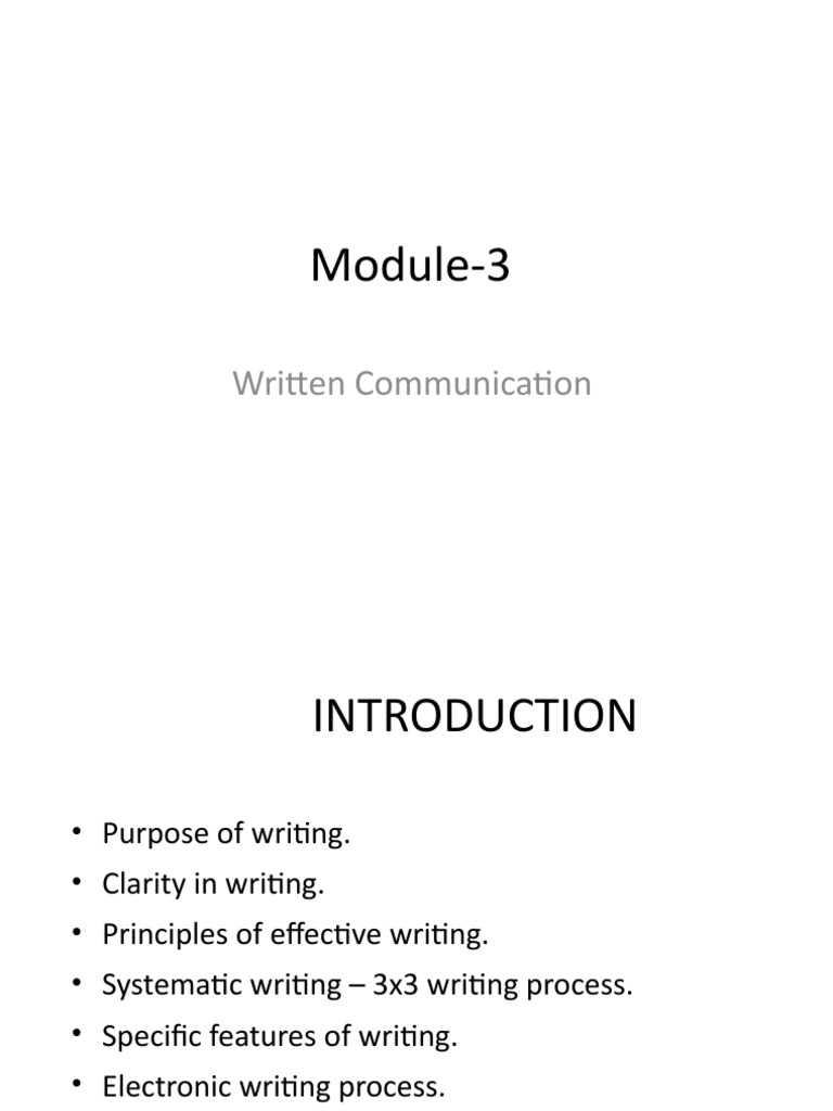 Effective Written Communication | PDF | Memorandum | Communication