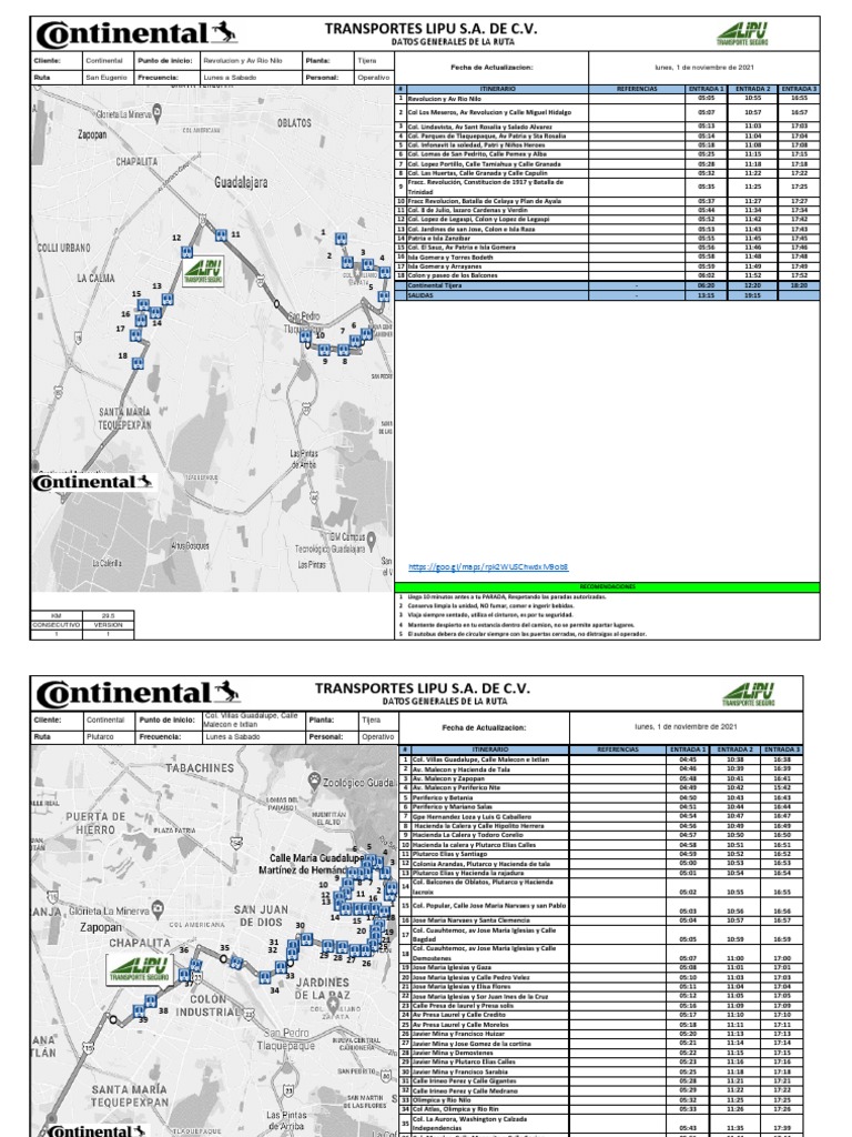 Continental Tijera T1 T2 y T3 | PDF