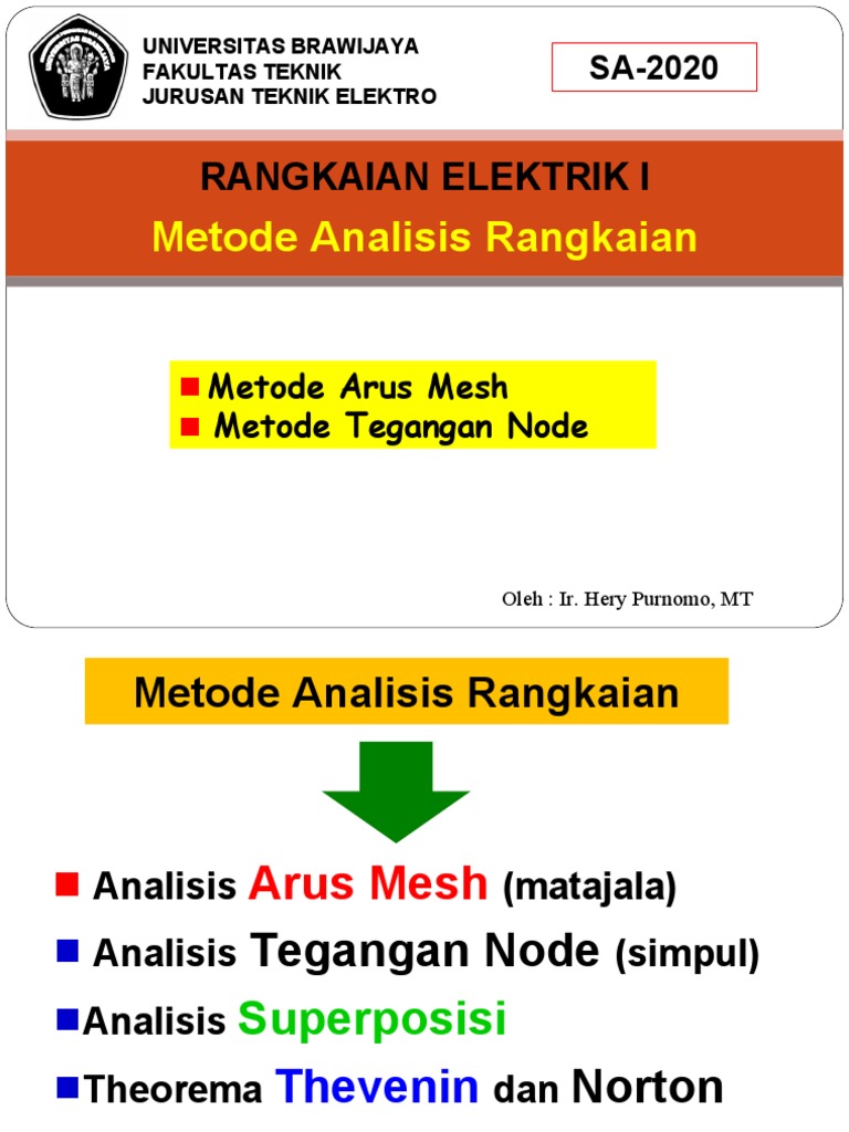 Metode Arus Mesh Dan Node | PDF