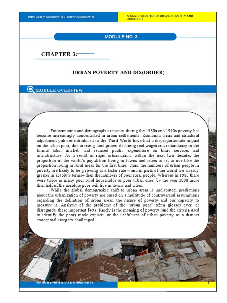 MODULE-NO.-3_CHAPTER-3_GEO-3 | PDF | Poverty | Poverty & Homelessness