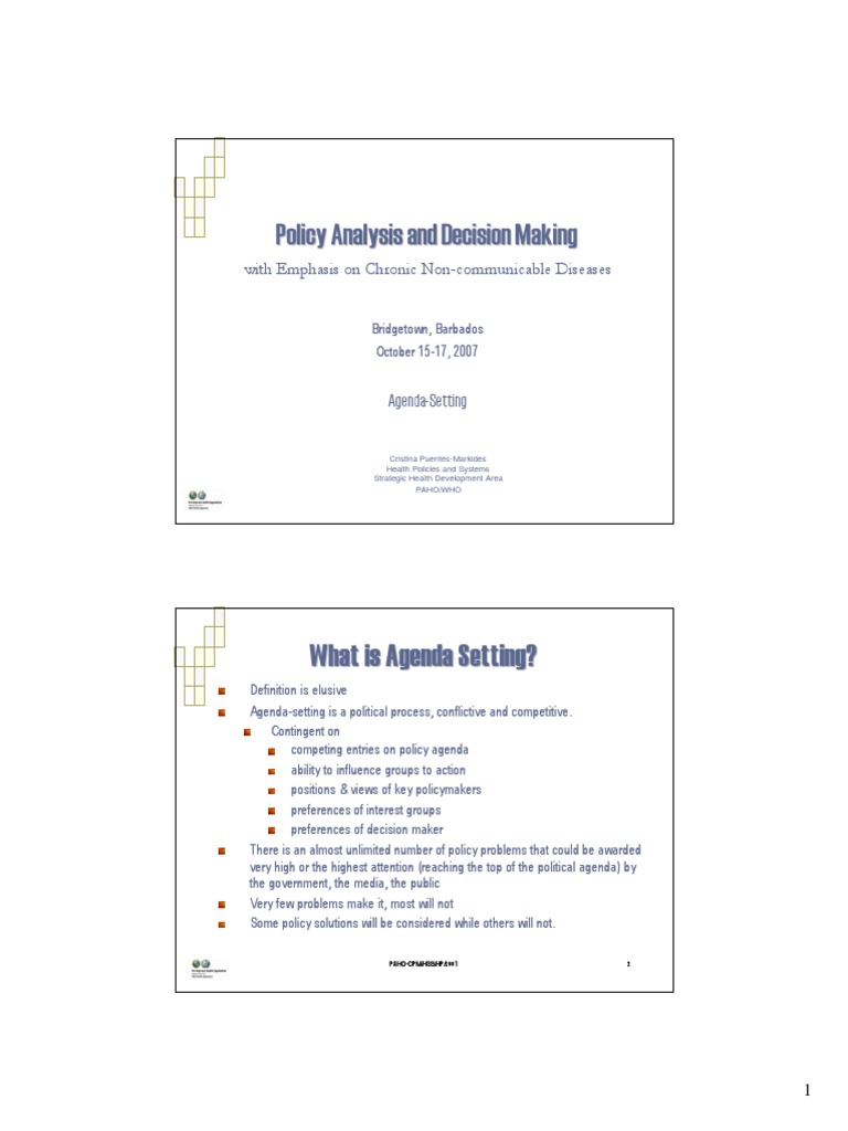 Policy Analysis and Decision Making | PDF | Policy | Cognition