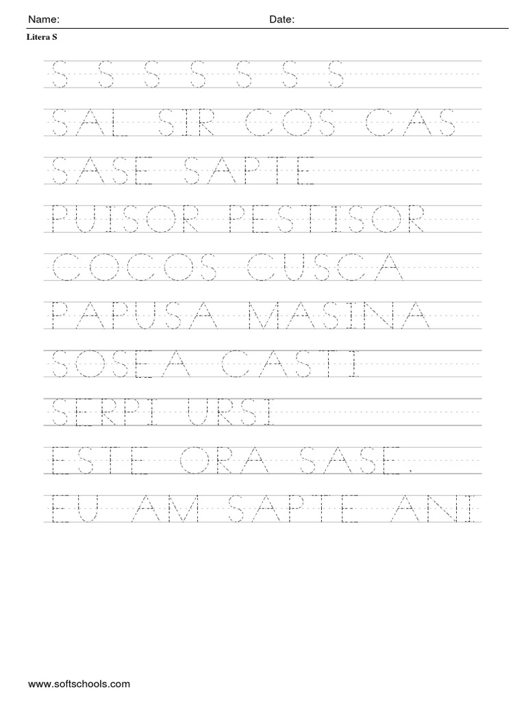 Litera S - Romana Punctata | PDF