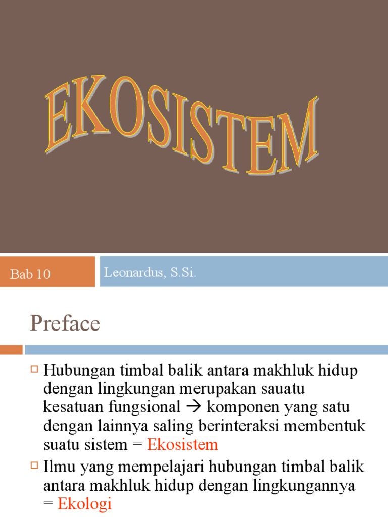 Eko Sistem | PDF