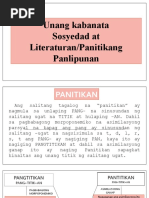 Bakit Kailangan Aralin Ang Panitikan? | PDF