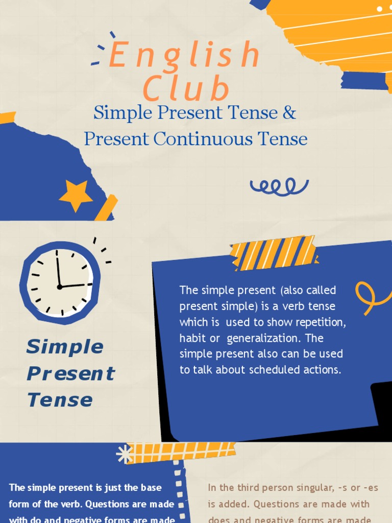Materi English Club | PDF | Verb | English Language