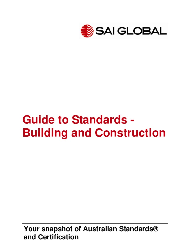 Guide To Standards-Building and Construction | PDF | Business | Home ...