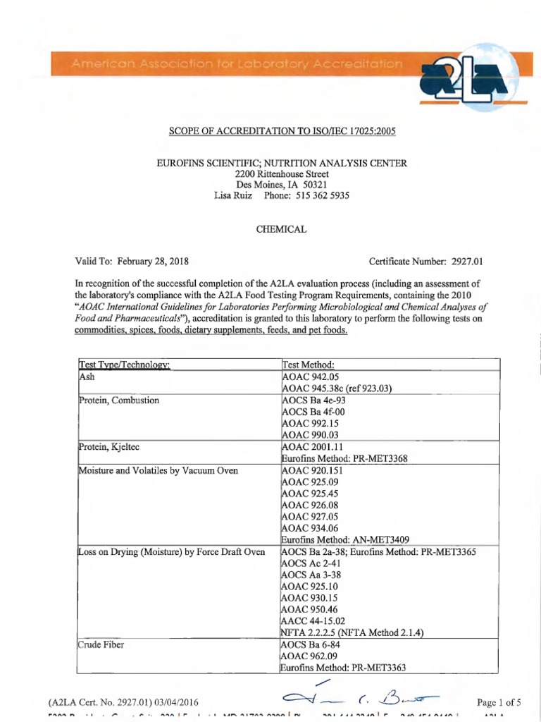 Eurofins Biological | PDF