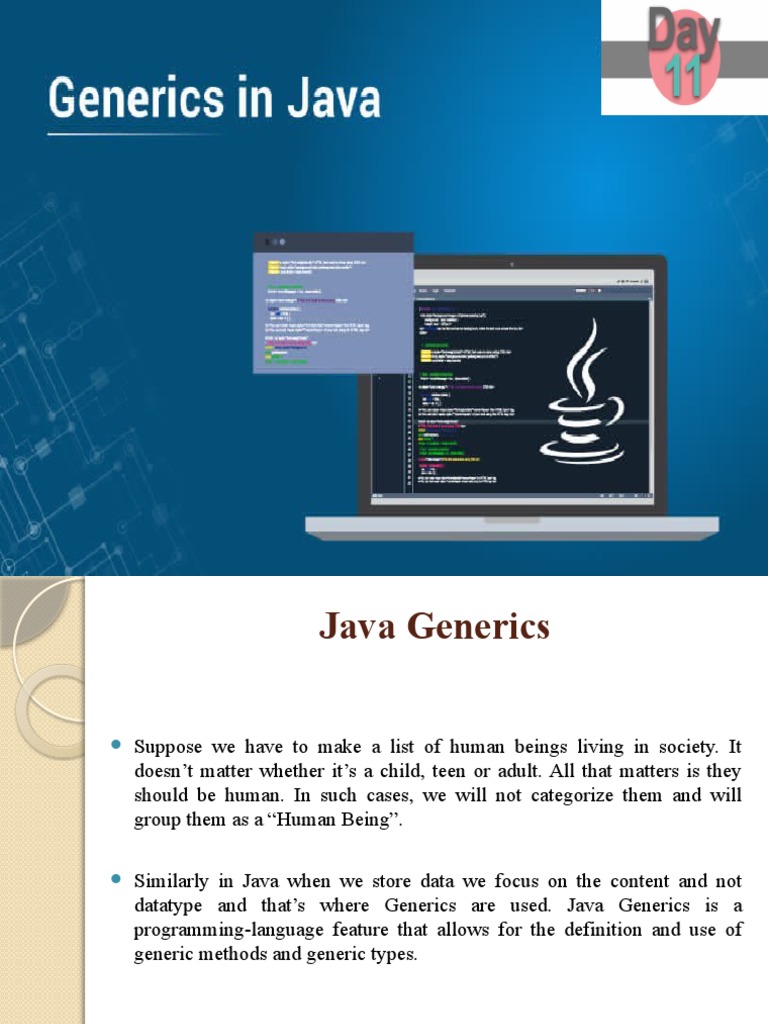 Java Generics Download Free Pdf Parameter Computer Programming Method Computer Programming