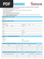 Siu Eligibility Form (1) 1 | PDF | Academic Degree | University And ...