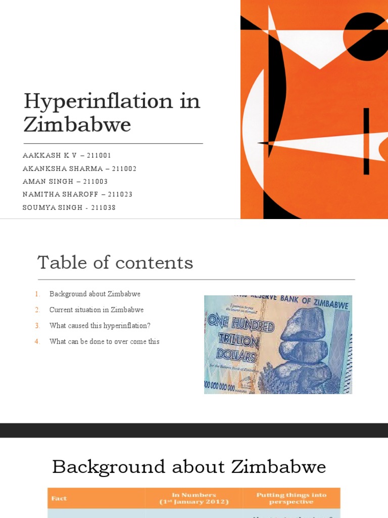 Causes and Solutions for Zimbabwe's Hyperinflation | PDF