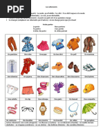 B1 Les Vêtements, Vocabulaire, Expressions Et Activités | PDF ...