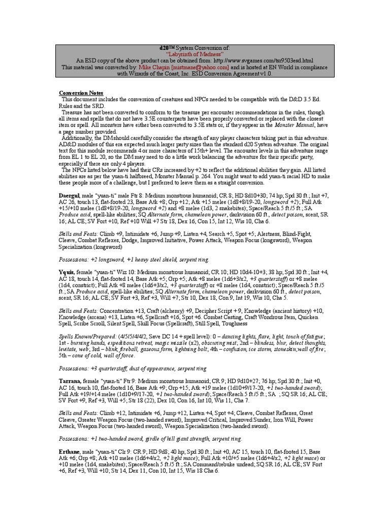 Labyrinth of Madness | PDF | Copyright | License