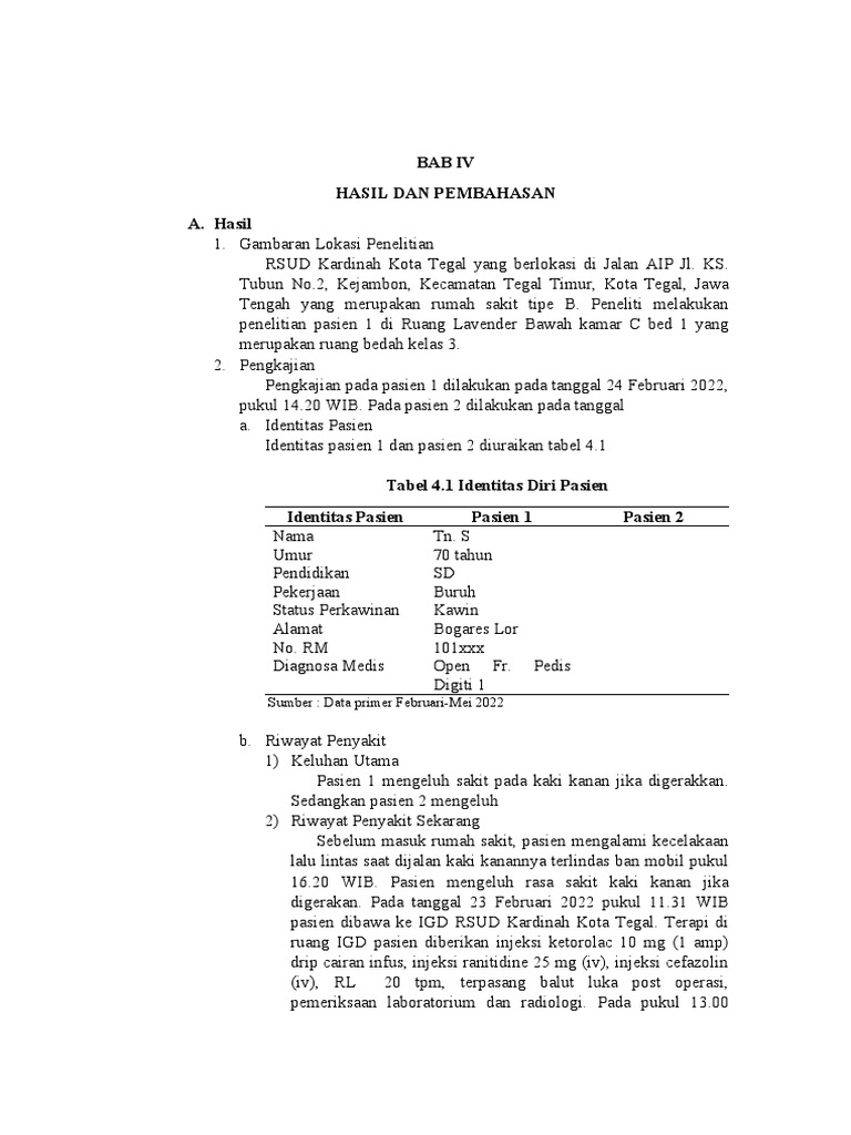 Bab Iv Kti TGL | PDF