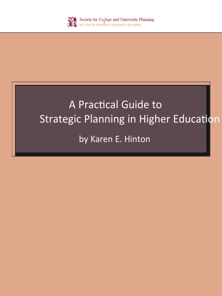 A Practical Guide To Strategic Planning in Higher Education | PDF ...