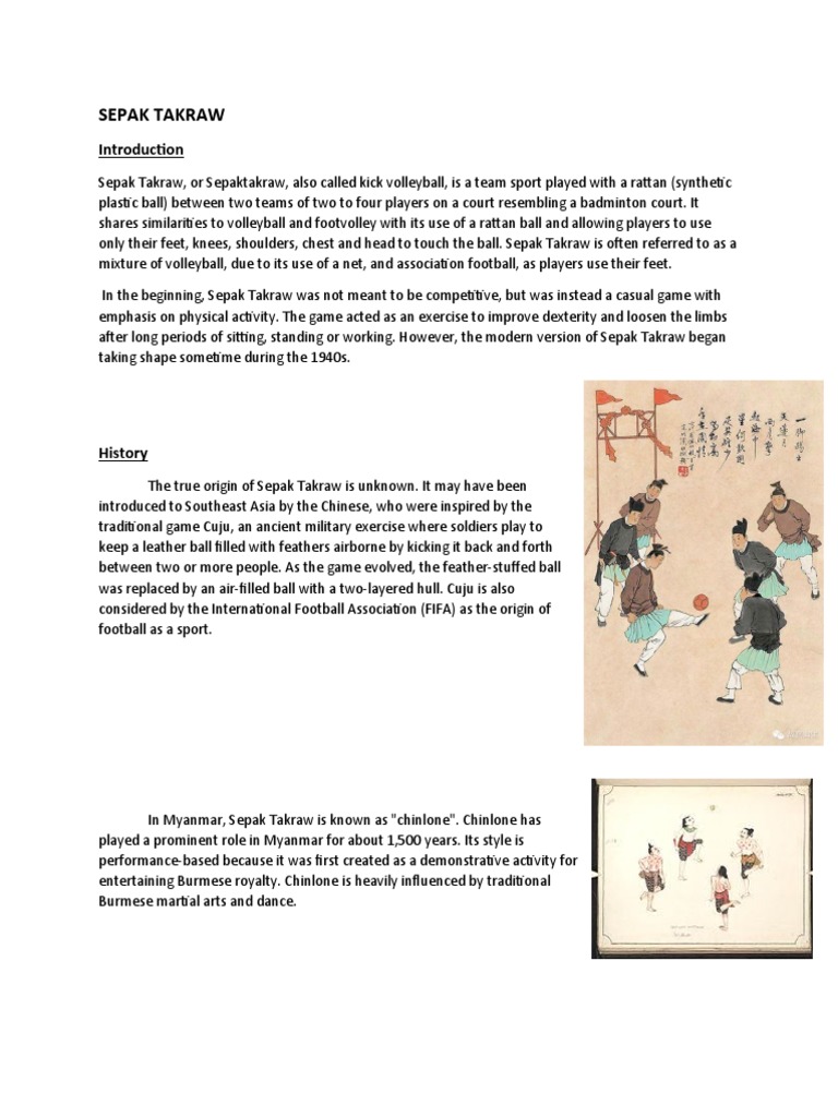 Sepak Takraw | PDF | Malaysia | Sports