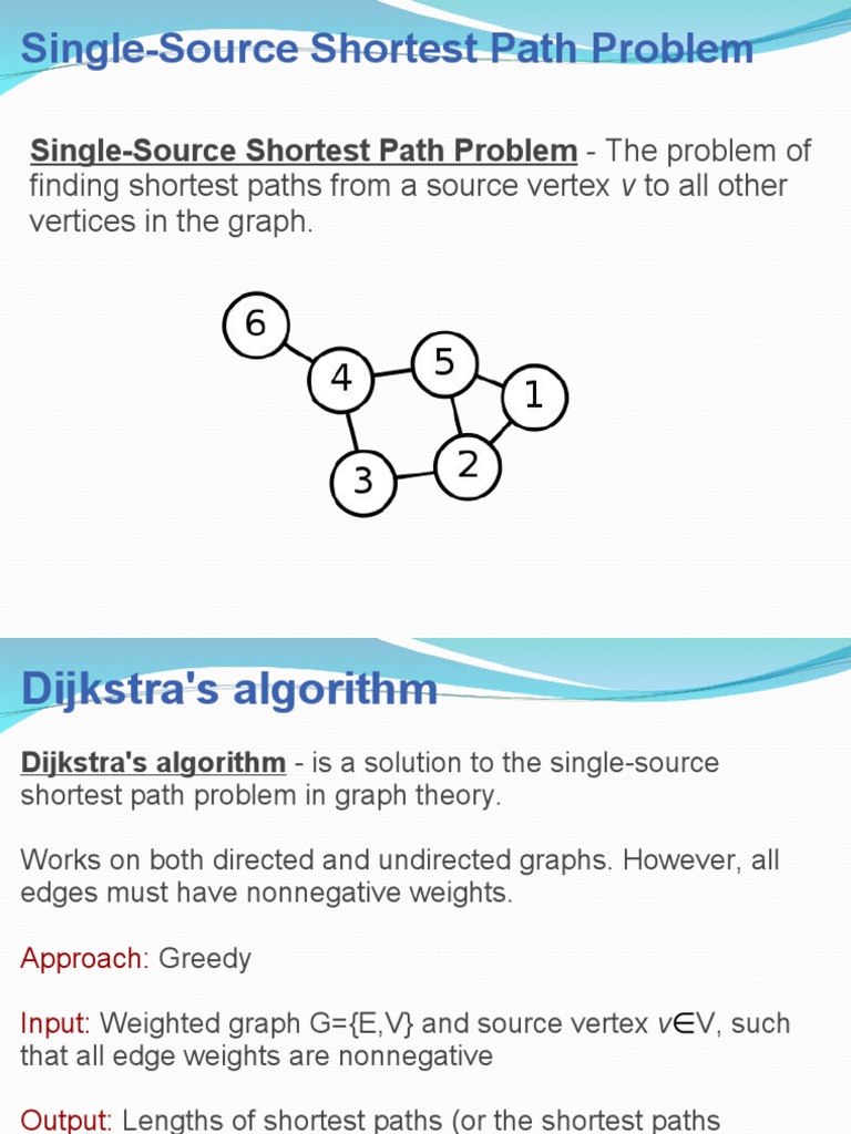 Dijkestra Algorithm PPT L-20 | PDF | Applied Mathematics | Theoretical ...