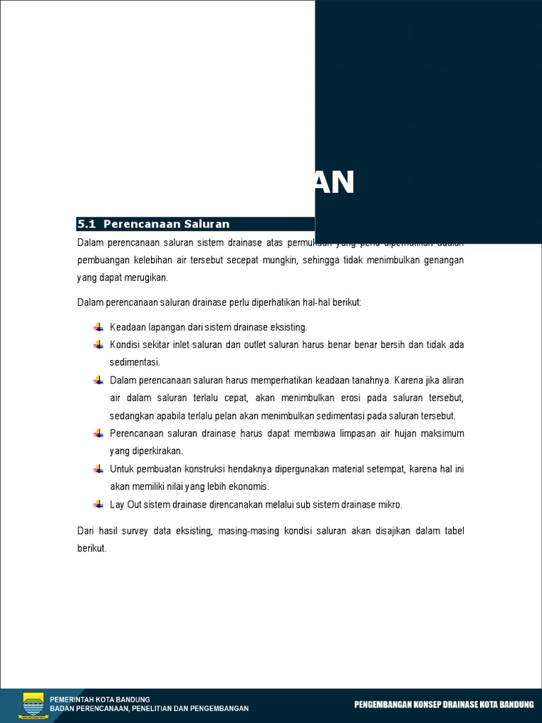 05 Bab 05 Perencanaan Desain Saluran | PDF