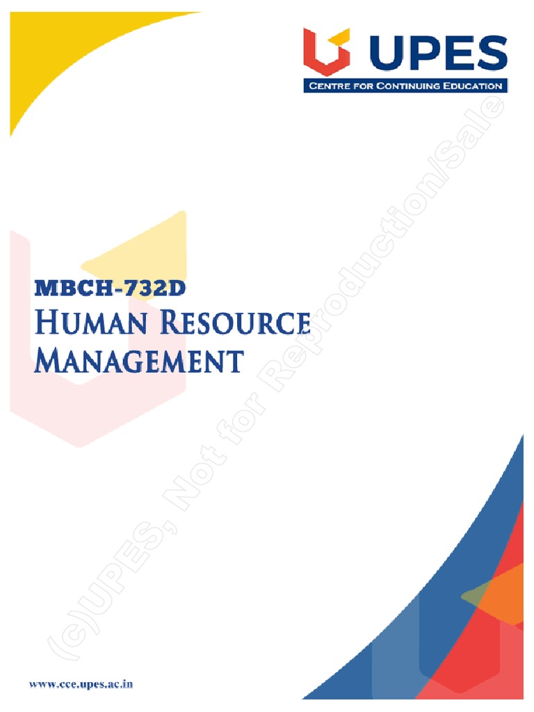 Human Resource Management - Semester 2 | PDF | Human Resource ...
