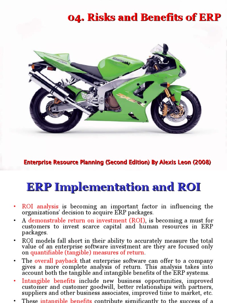 Risks and Benefits of ERP | PDF | Enterprise Resource Planning | Return ...