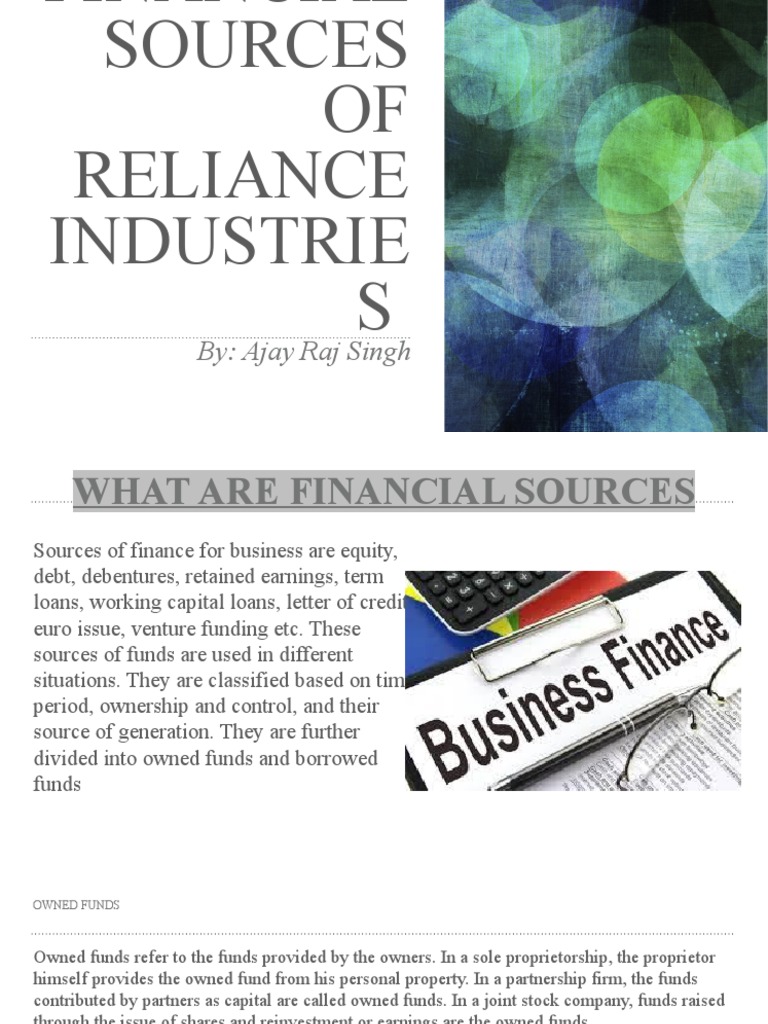 Reliance Financial Statement Analysis Presentation | PDF | Companies ...