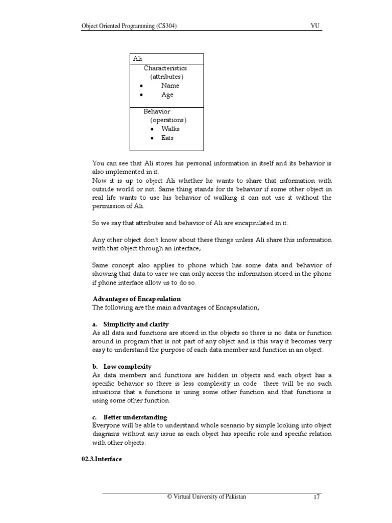 Cs304 Part 1 Pdf Object Computer Science Object Oriented Programming 
