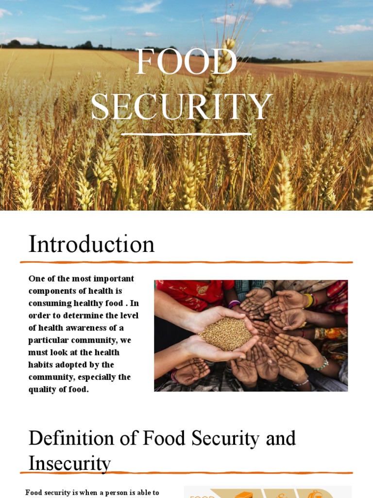 Food Security | PDF | Food Security | Foods