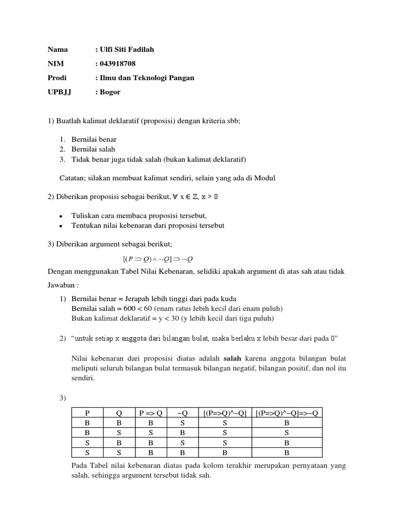 Diskusi 3 Matematika | PDF