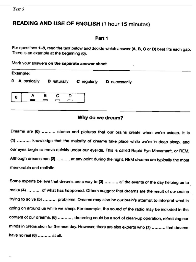 Use of English Practice | PDF