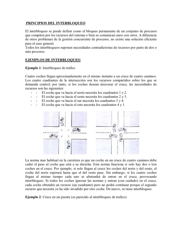 Principios Del Interbloqueo | PDF | Hilo (Computación) | Kernel ...