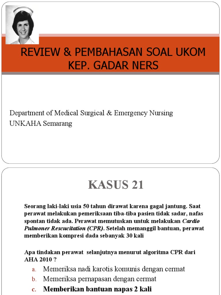 2pembahasan Soal Ukom Gadar 2022 Ners3 | PDF