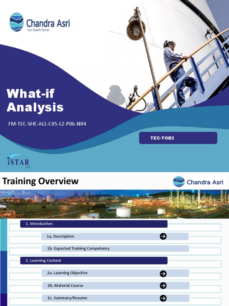 Understanding What-If Analysis: A Training Overview on Applying this ...