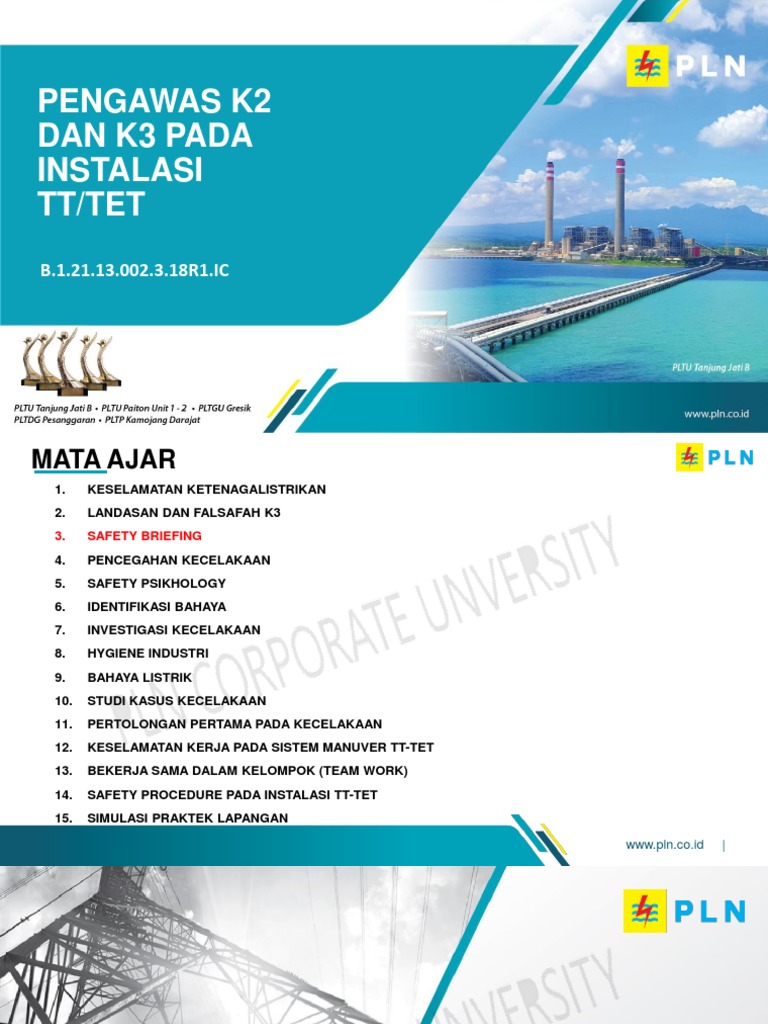 Pedoman Pelaksanaan Safety Briefing dan Peran Anggota Tim dalam ...