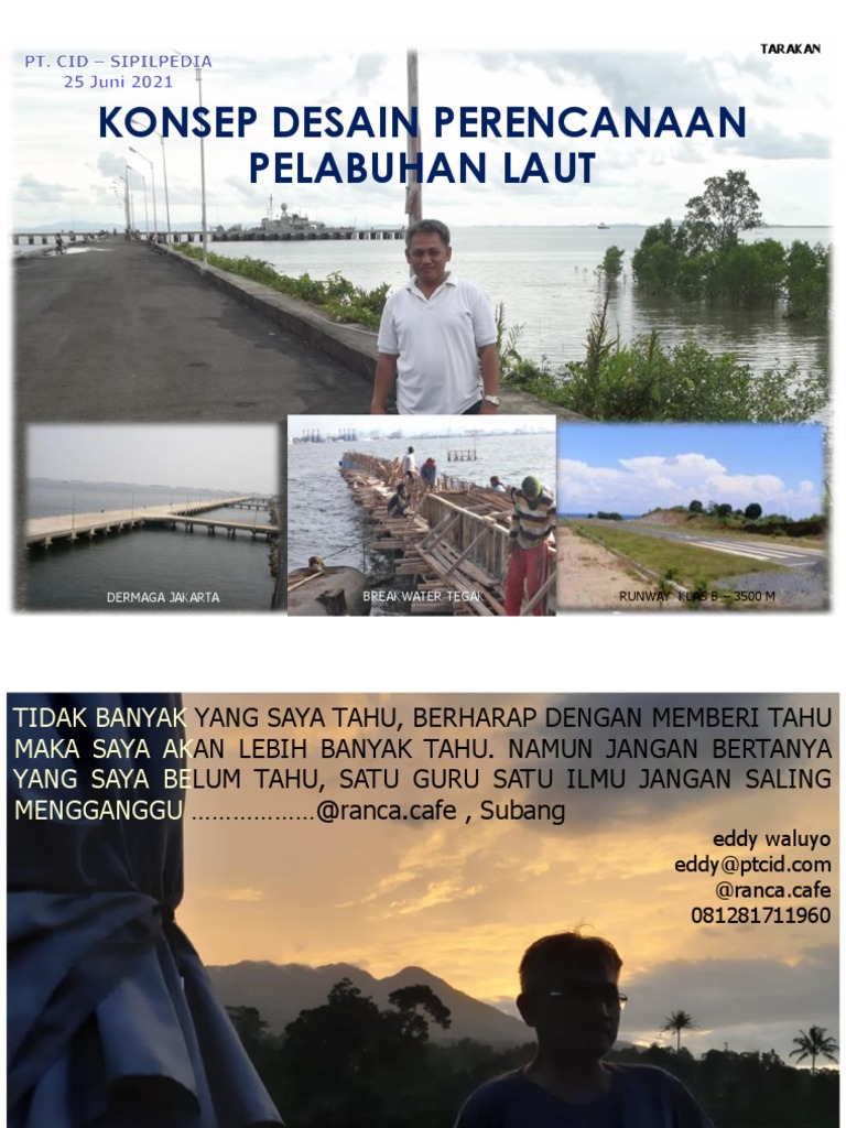 Perencanaan Pelabuhan Laut Indonesia | PDF