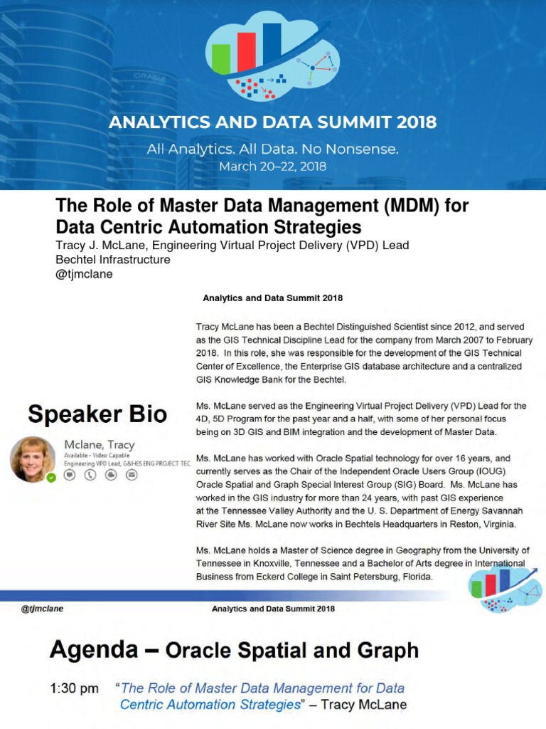 BIWA18_Role_of_Master_Data_Management_Automation_at_Bechtel | PDF | Resource Description ...