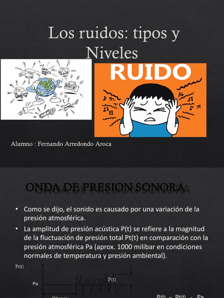 Ruidos y Tipos de Ruidos | PDF | Sonido | Decibel