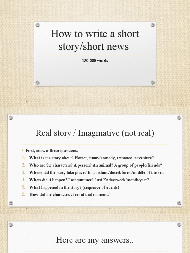 How To Write A Short News-Story | PDF