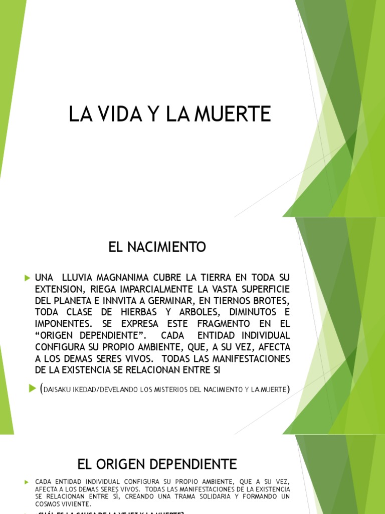 Vida y muerte: un ciclo eterno | PDF | Muerte | Vida