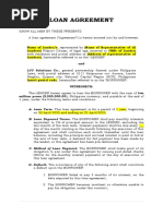 Loan Agreement: Jenna C. Molina, Filipino Citizen, of Legal Age ...