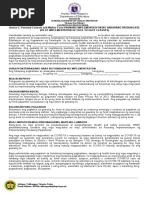 Parental Consent and Waiver Form Filipino | PDF