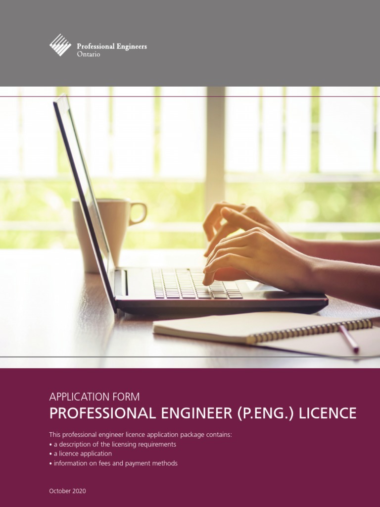Guide to the Professional Engineer Licence Application in Ontario | PDF ...