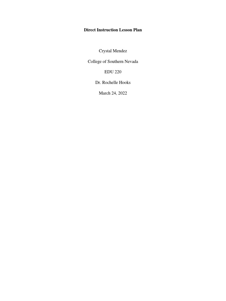 Fourth-Grade Verb Tense Lesson Plan | PDF | Verb | Lesson Plan