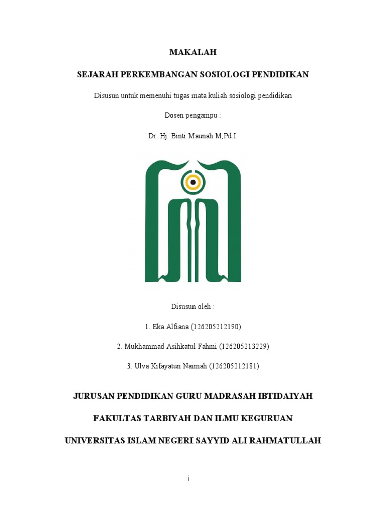 Makalah Sospen Kel 1 | PDF | Ilmu Sosial | Sains & Matematika