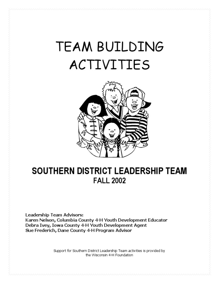 Team Building Activities for Leadership | PDF | Team Building | Leadership