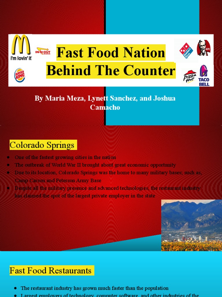 Fast Food Nation Behind The Counter | PDF | Food And Drink | Food Industry